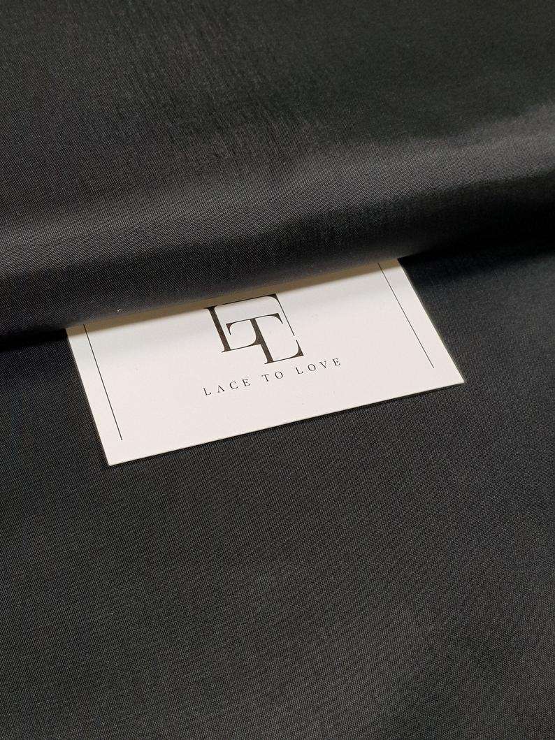 Black lining fabric - Lace To Love