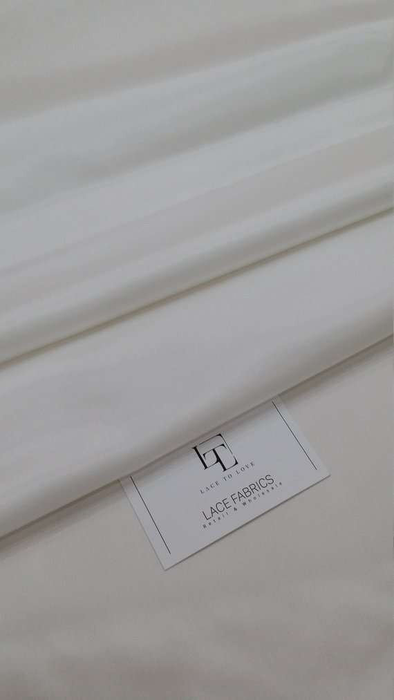 Ivory lining fabric - Lace To Love